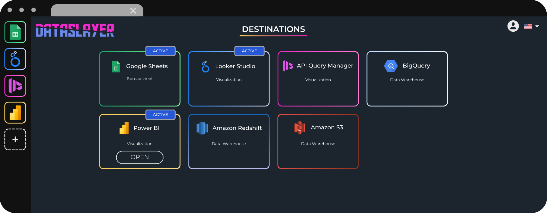 How to update my Dataslayer Power BI connector